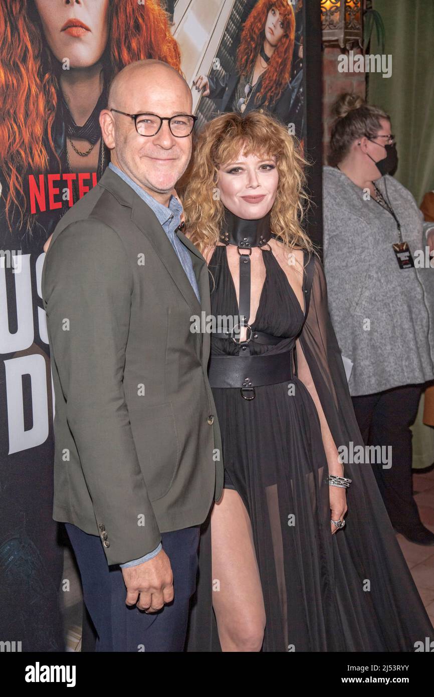 NEW YORK, NEW YORK - APRIL 19: Peter Friedlander and Natasha Lyonne ...