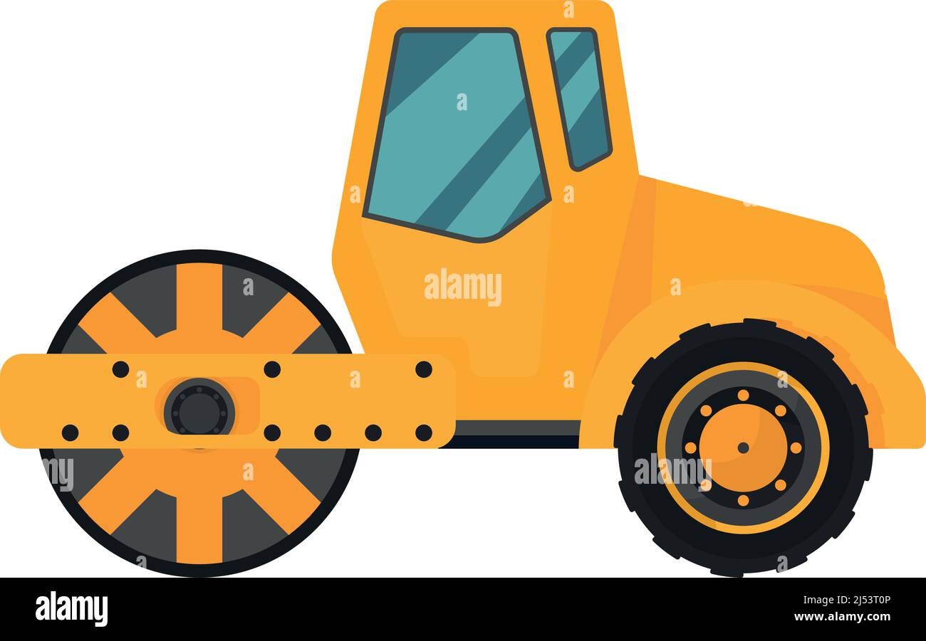 steamroller vehicle construction Stock Vector Image & Art - Alamy