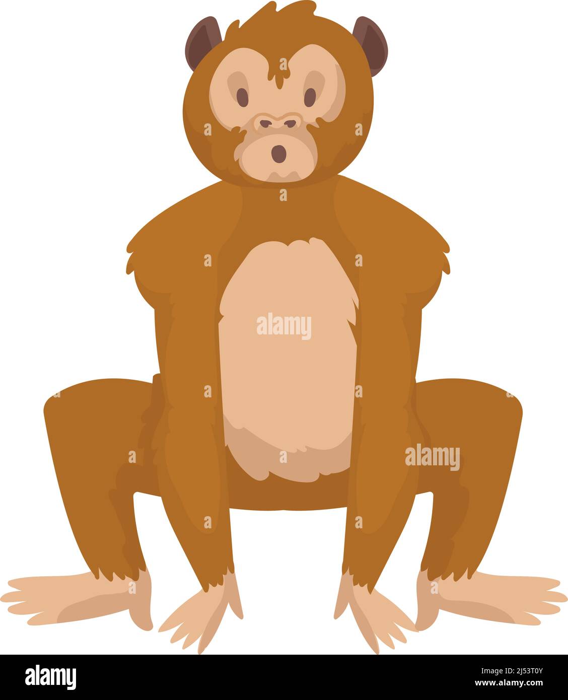 cute monkey animal kid Stock Vector Image & Art - Alamy