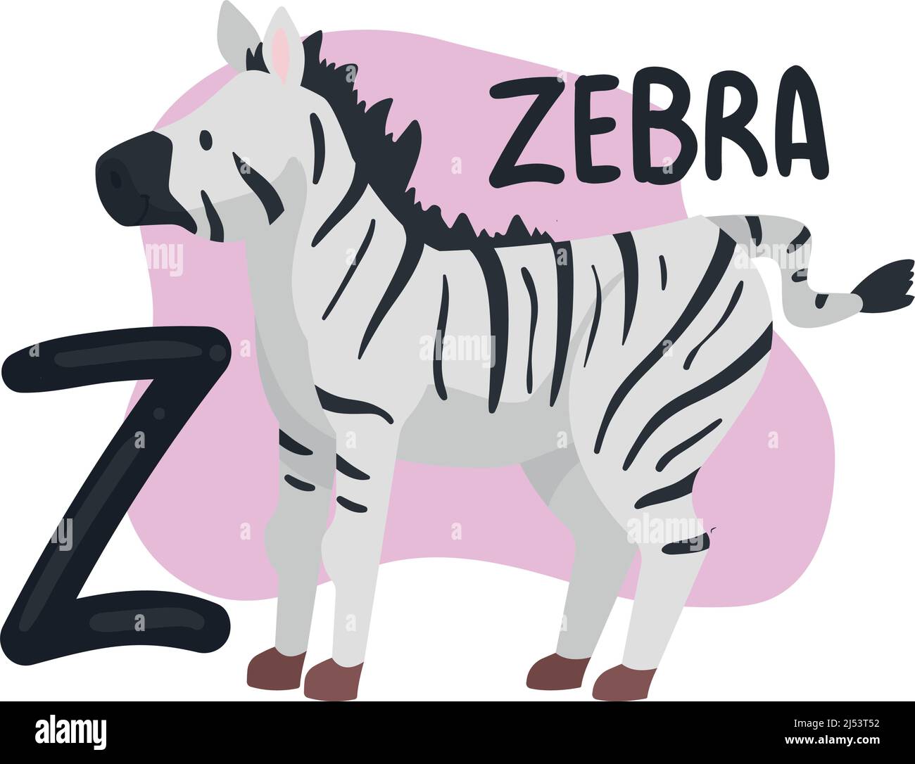 zebra and z letter Stock Vector Image & Art - Alamy