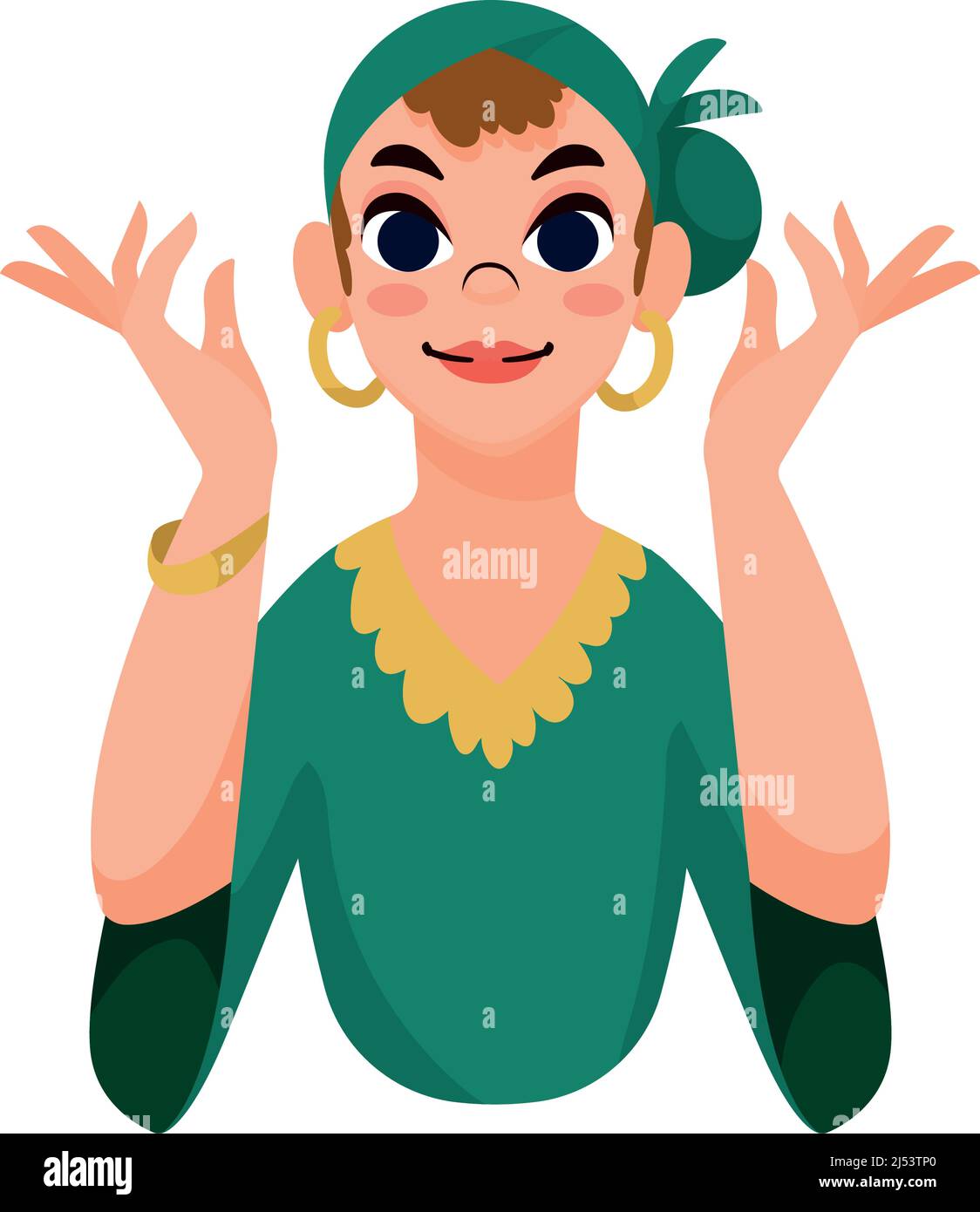 Female fortuneteller Stock Vector Images - Alamy
