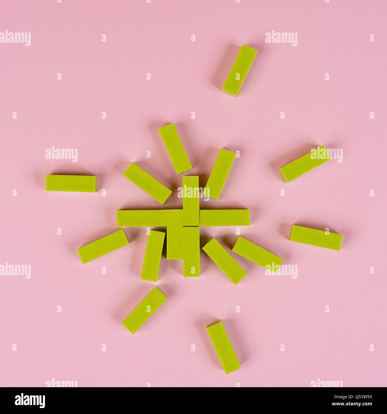 the concept of stock market splits Stock Photo - Alamy