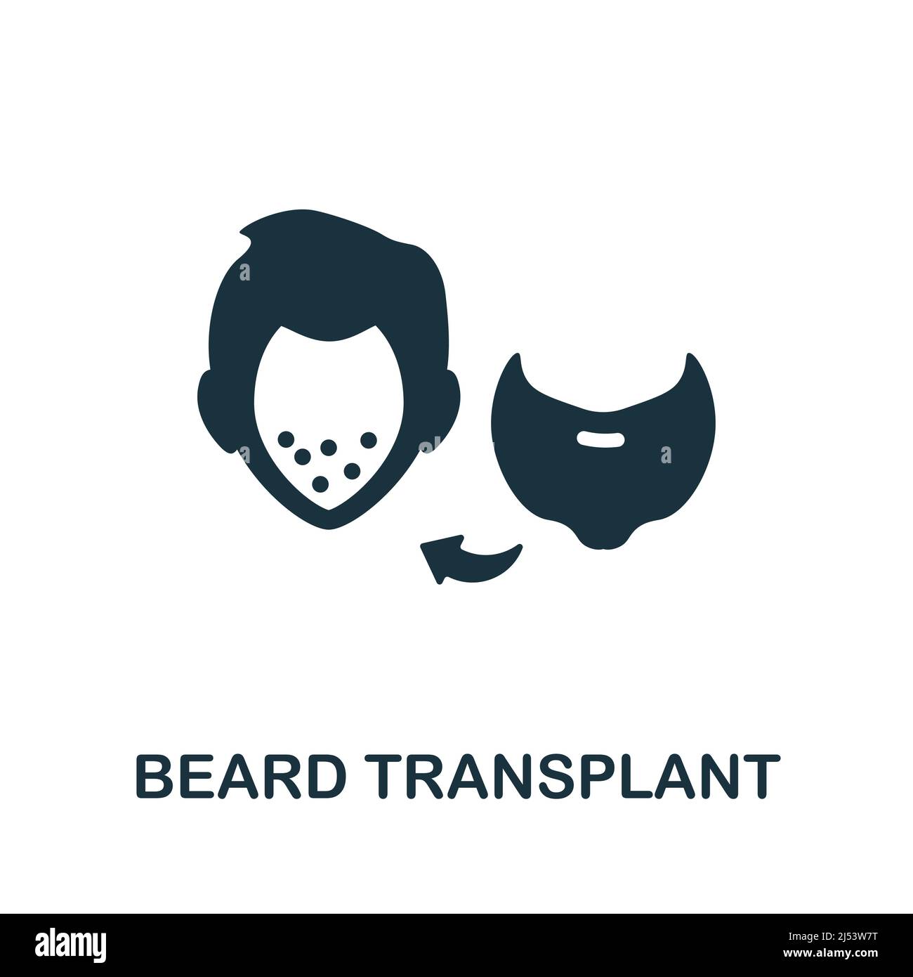Beard transplant Stock Vector Images - Alamy