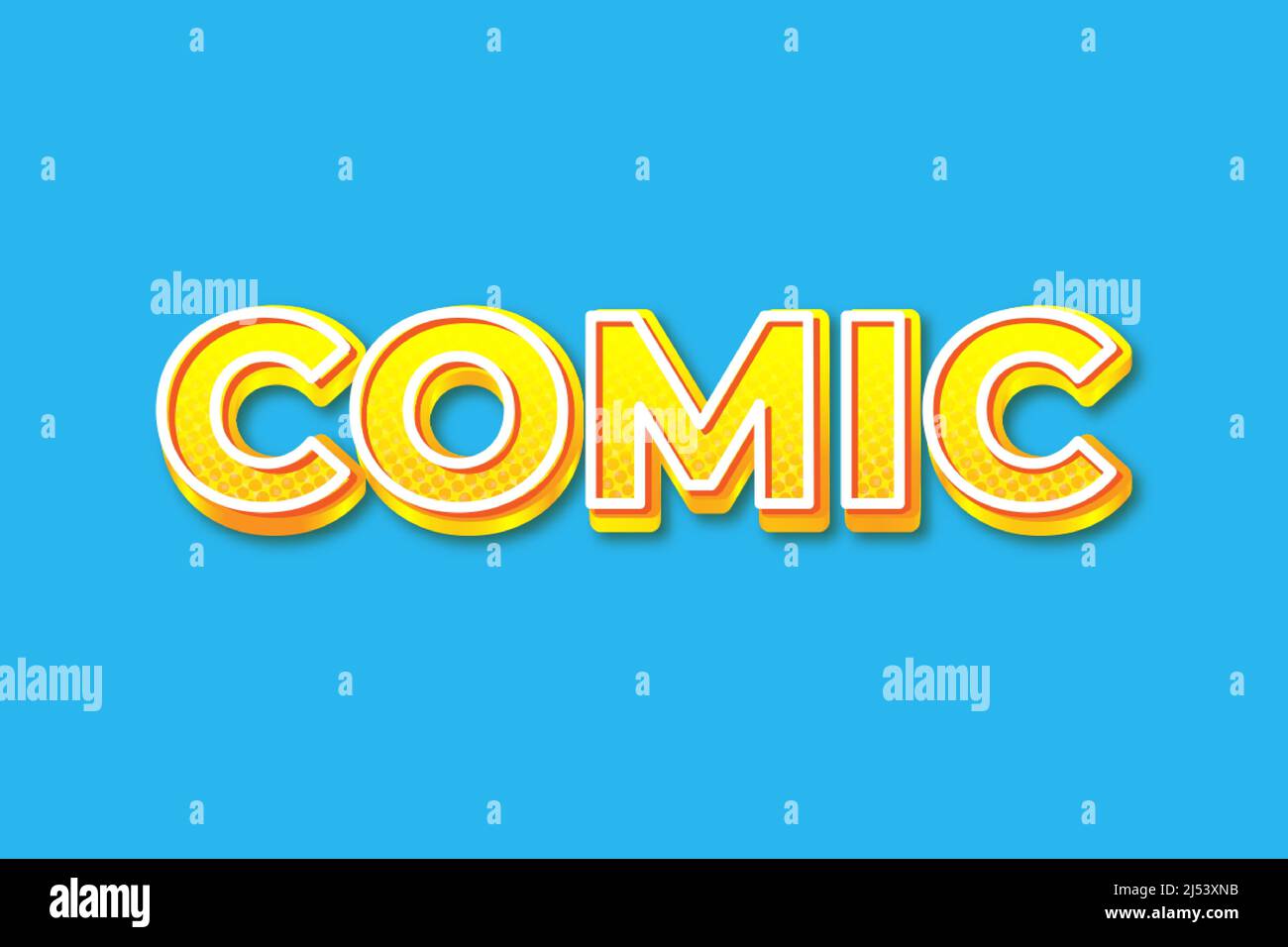 Editable text effects Comic , words and font can be changed Stock ...