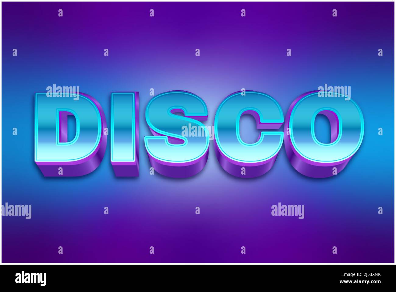 Disco font hi-res stock photography and images - Alamy