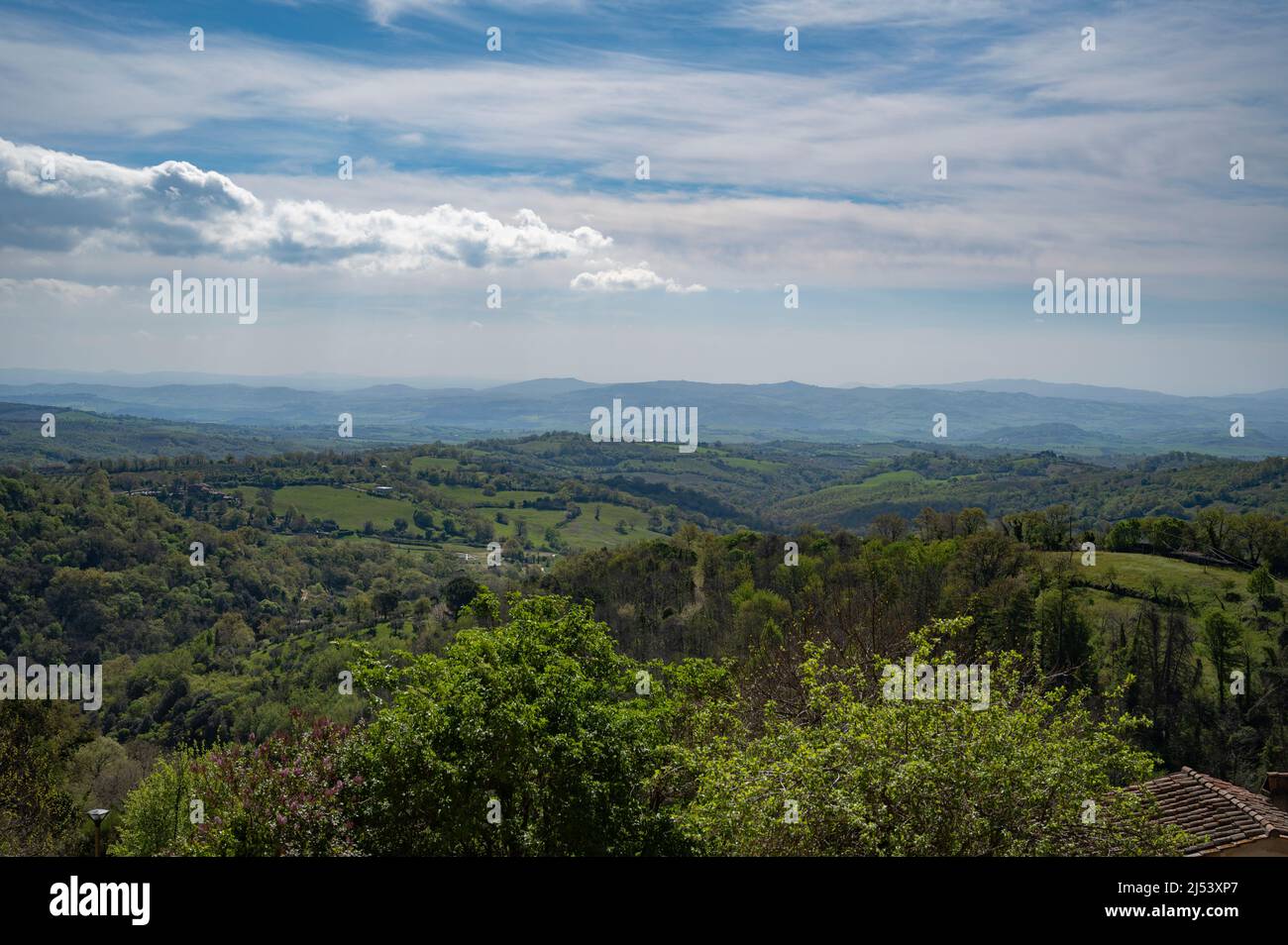 The historic medieval village of Scansano, Grosseto Province, Tuscany ...