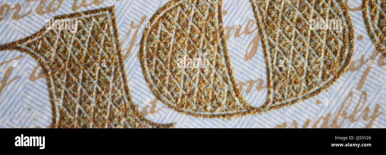 100 dollar bill watermark hi-res stock photography and images - Alamy