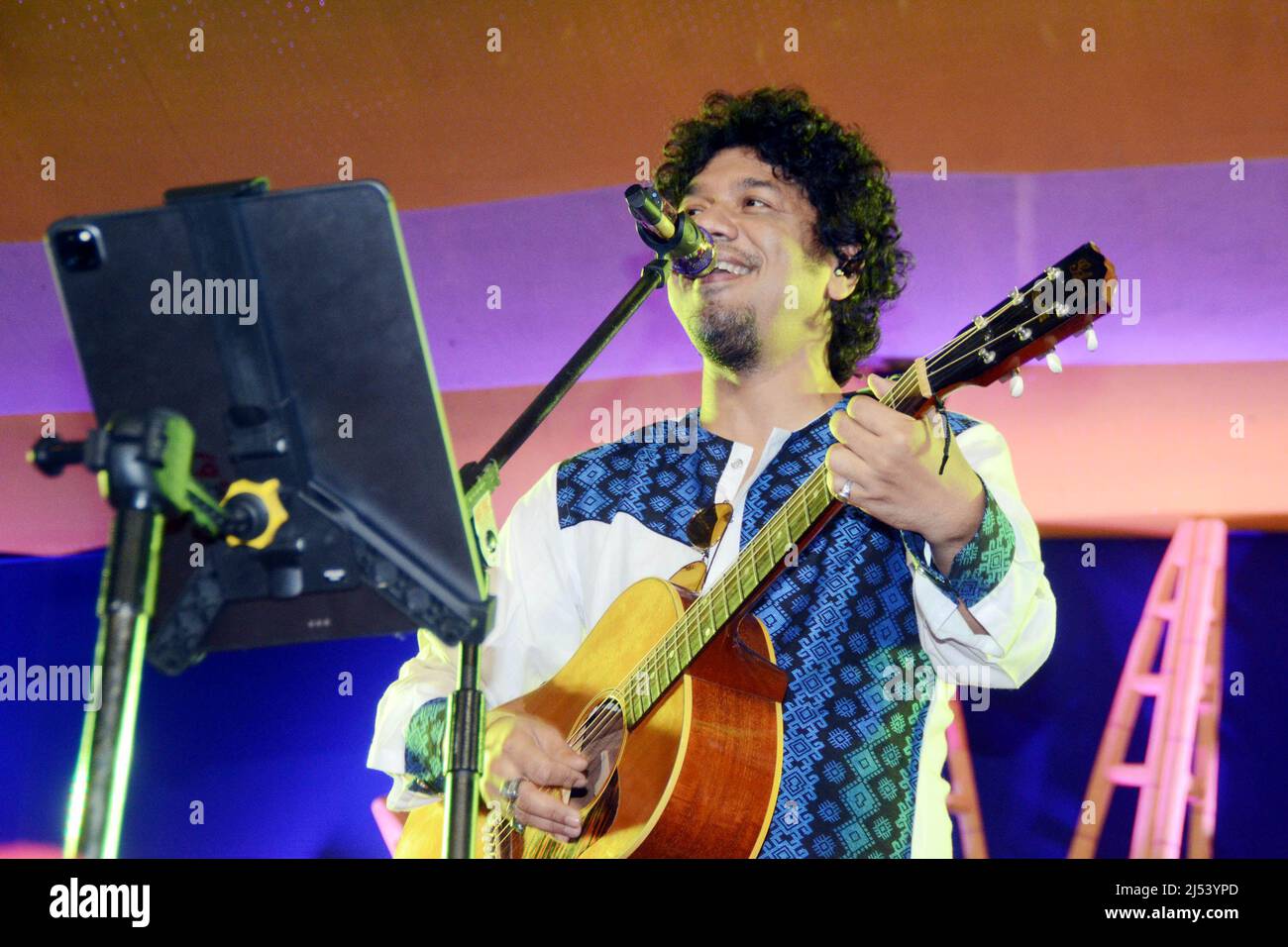 Nagaon,Assam,April 20, 2022: Bollywood singer Angarag Papon Mahanta ...