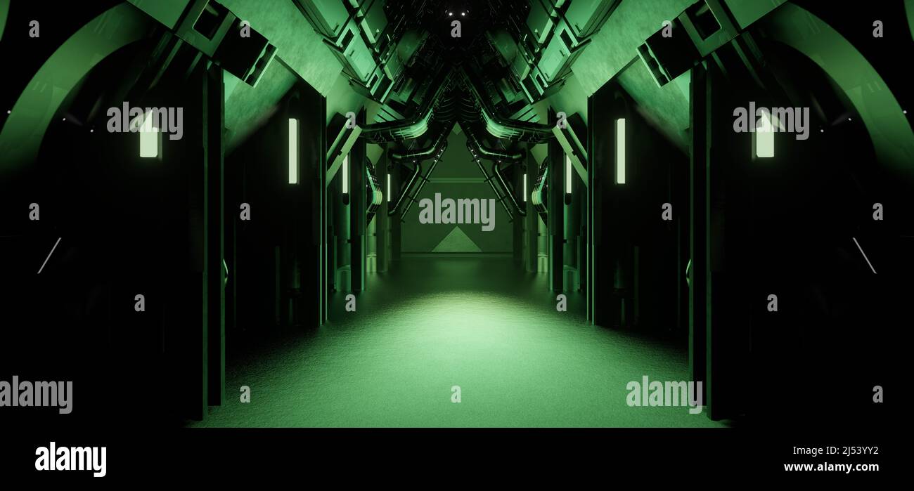 Futuristic Science Fiction Futuristic Platform Space Light Grey Colors ...