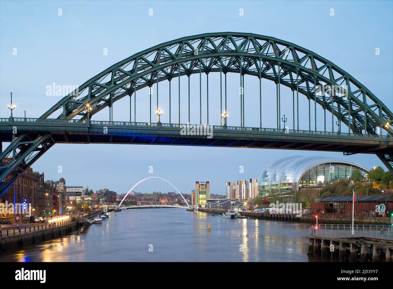 The Tyne Bridge is a through arch bridge over the River Tyne in North ...
