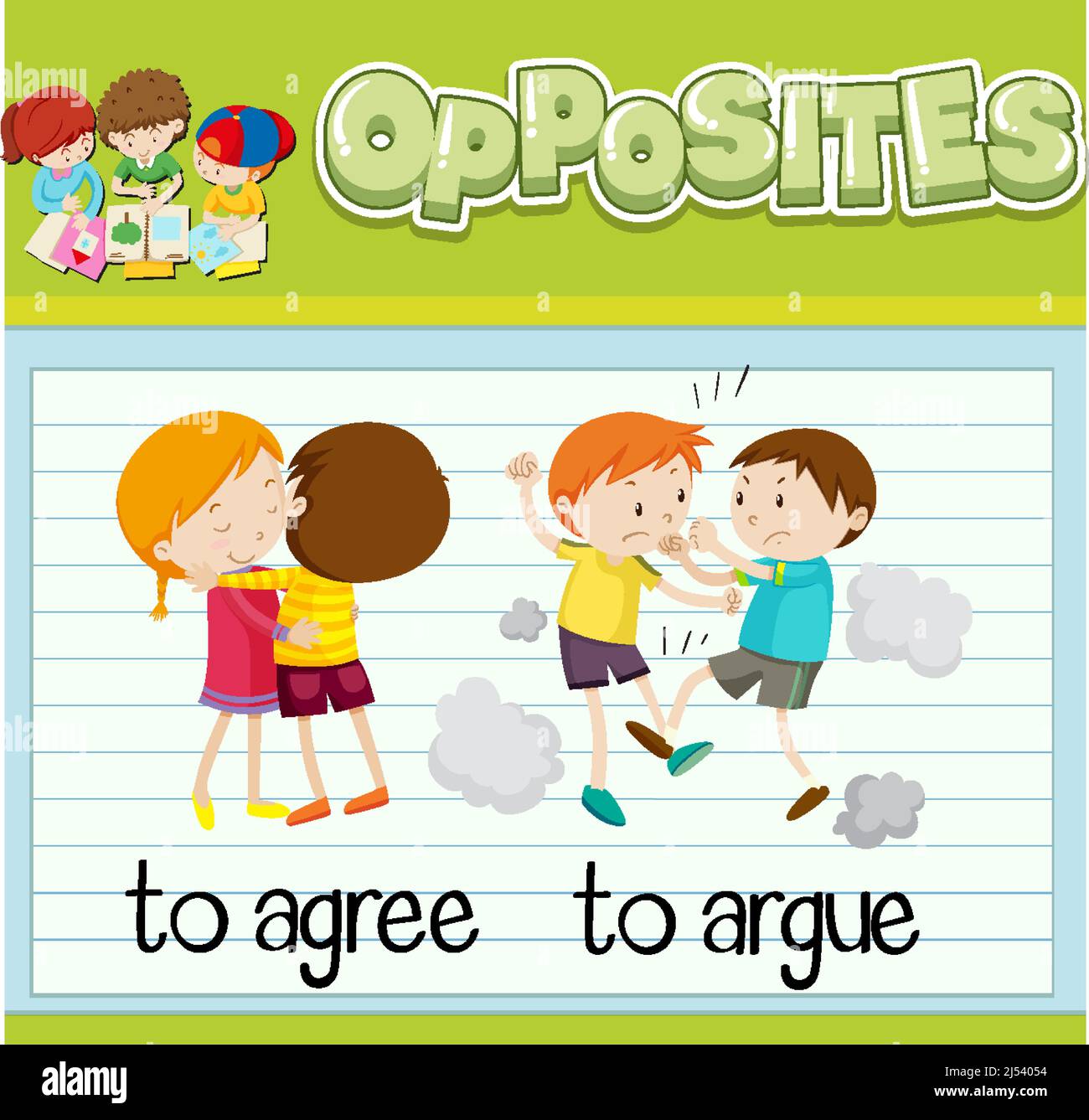 Kids Argue Clipart