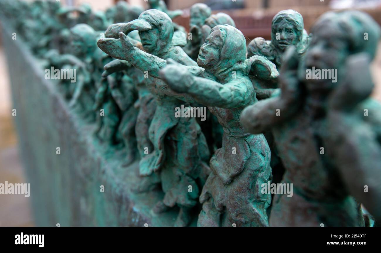 Widows and Bairns. the memorial to the 1881 fishing disaster when 189 ...