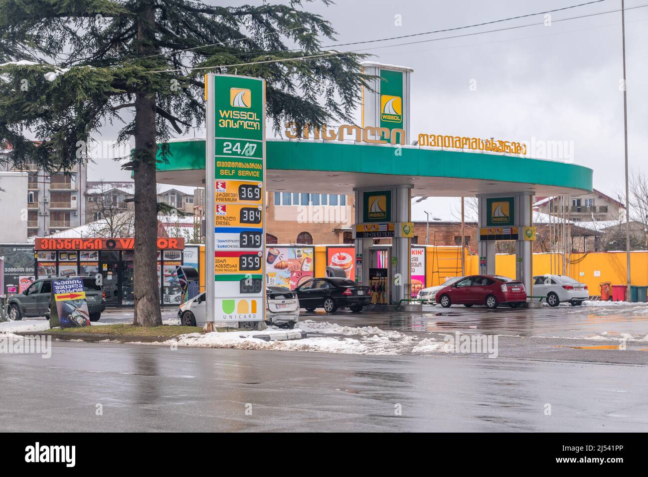 Wissol gas station hi-res stock photography and images - Alamy