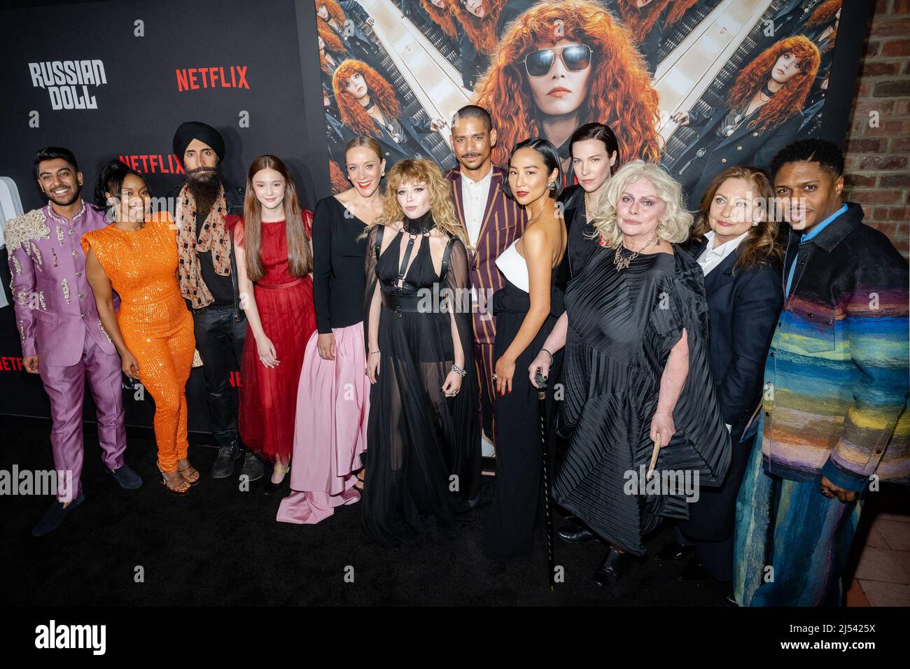 New York, USA. 19th Apr, 2022. (L-R) Ritesh Rajan, Angela Wildflower ...