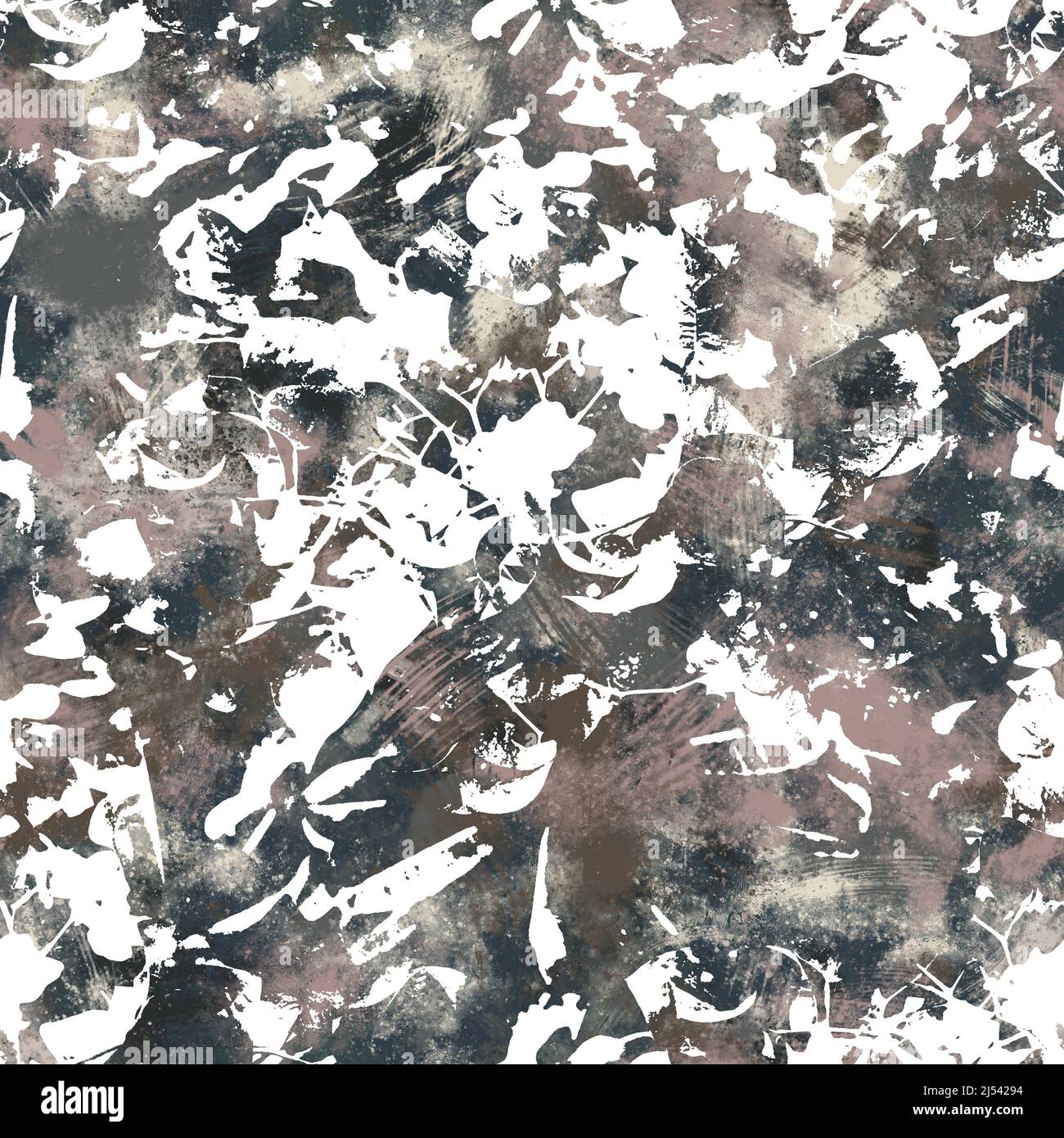 Seamless neutral and white grungy classic abstract surface pattern ...