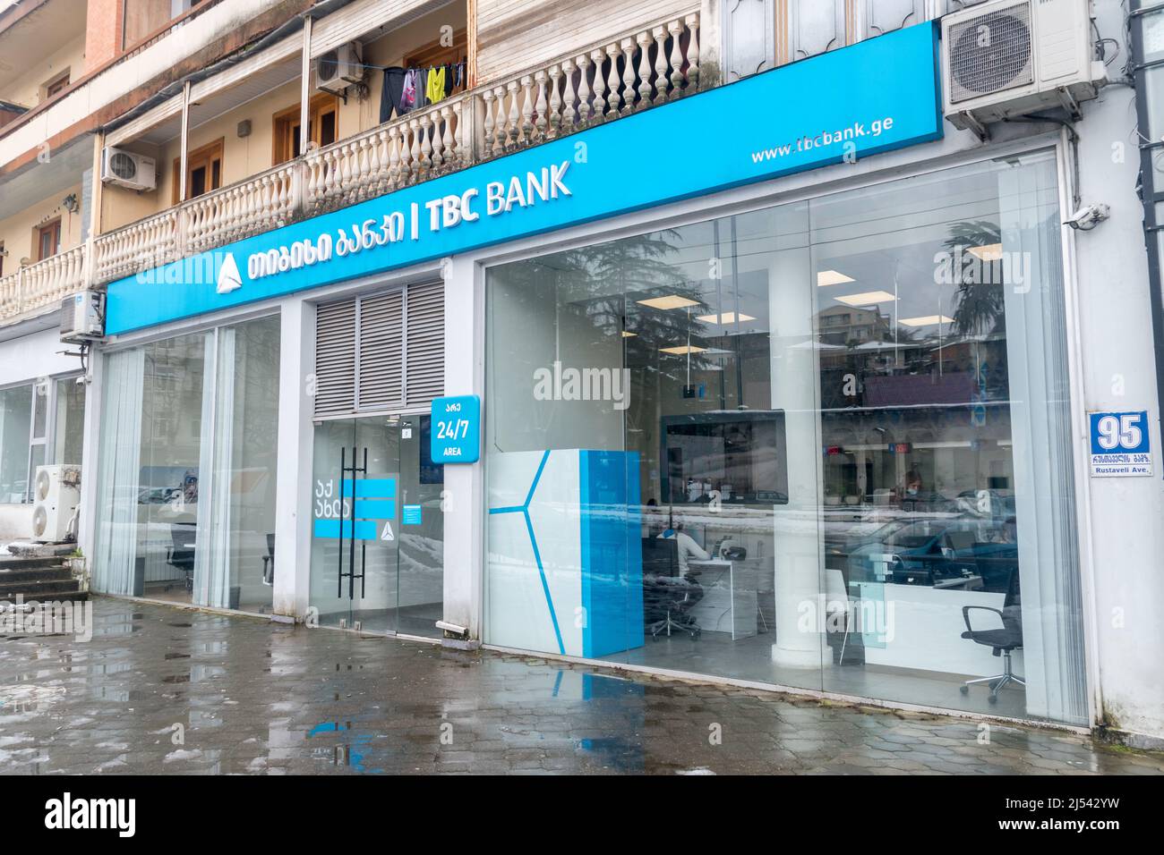 Kutaisi, Georgia - March 18, 2022: TBC Bank office Stock Photo - Alamy