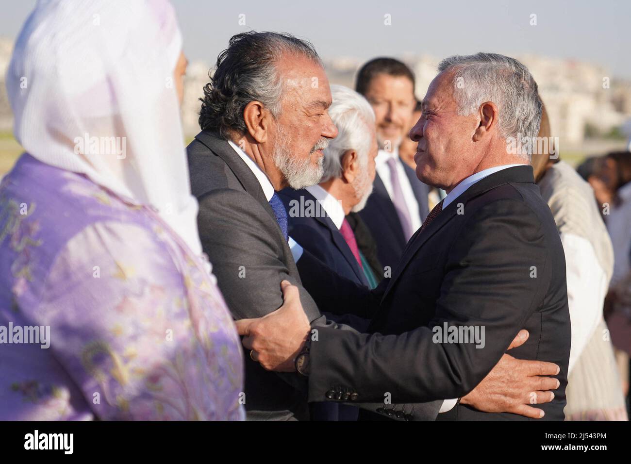 Jordan’s Crown Prince Al Hussein, a number of royal family members and ...