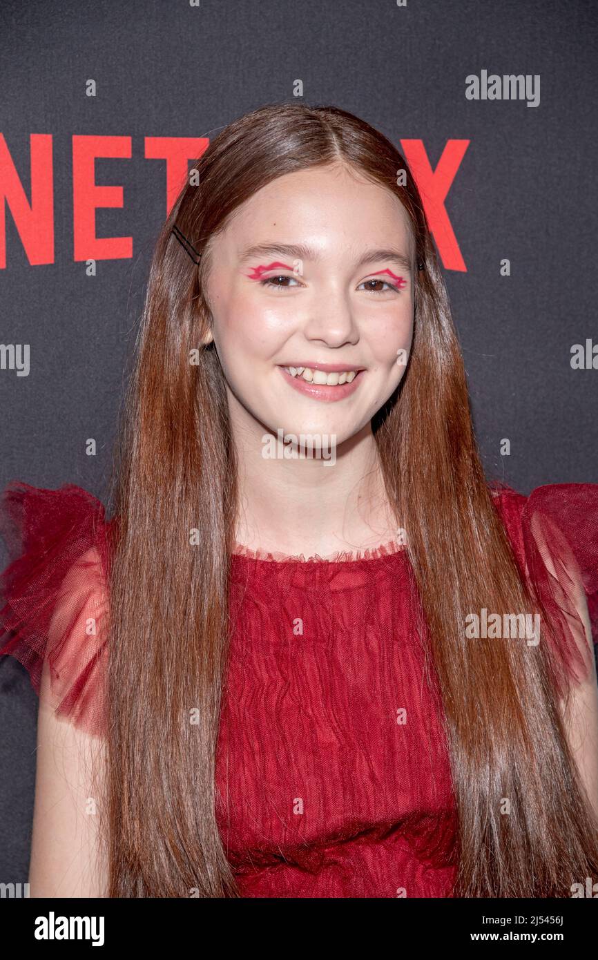 New York, United States. 19th Apr, 2022. Brooke Timber attends Netflix ...