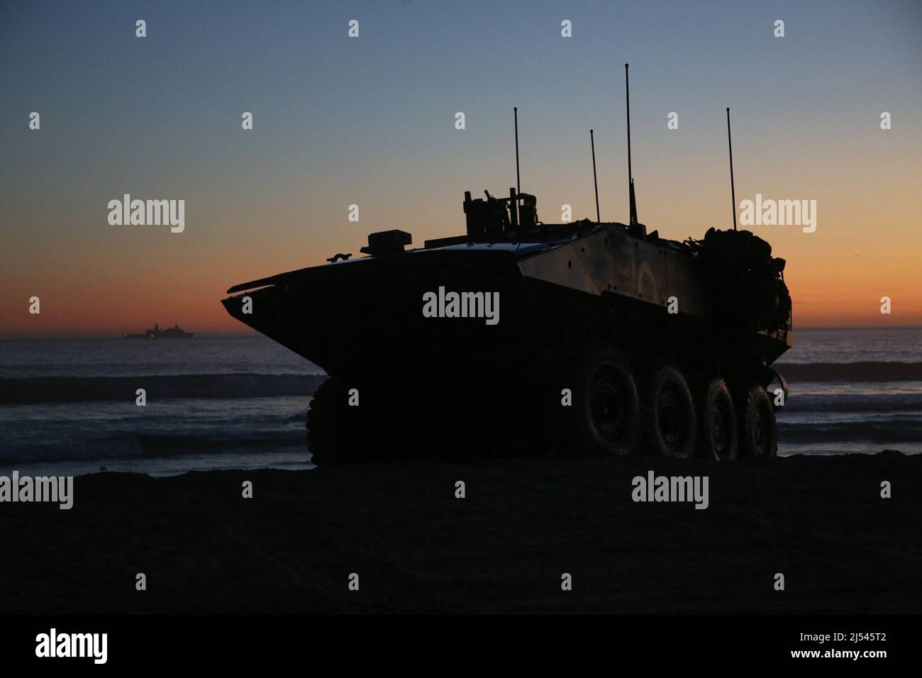 A U.S. Marine Corps Amphibious Combat Vehicle with 3d Assault Amphibian ...