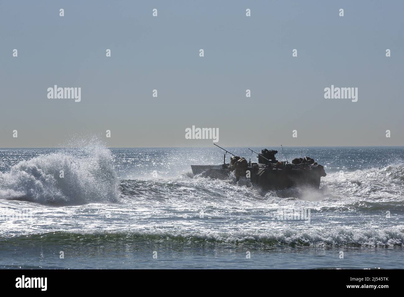 U.S. Marines with 3d Assault Amphibian Battalion, 1st Marine Division ...