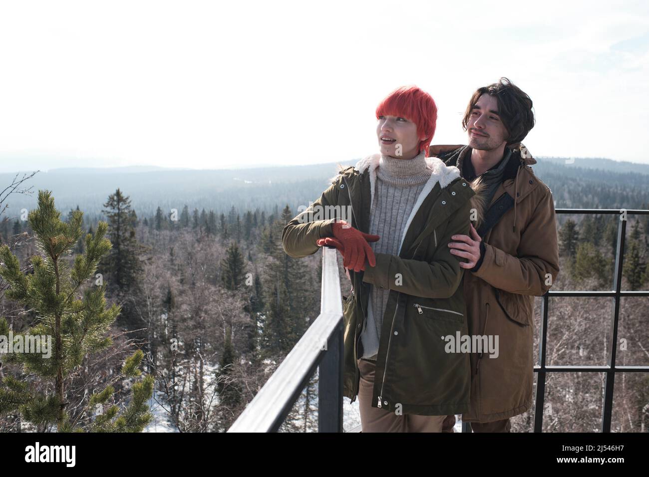 Standing observation platform hi-res stock photography and images - Alamy