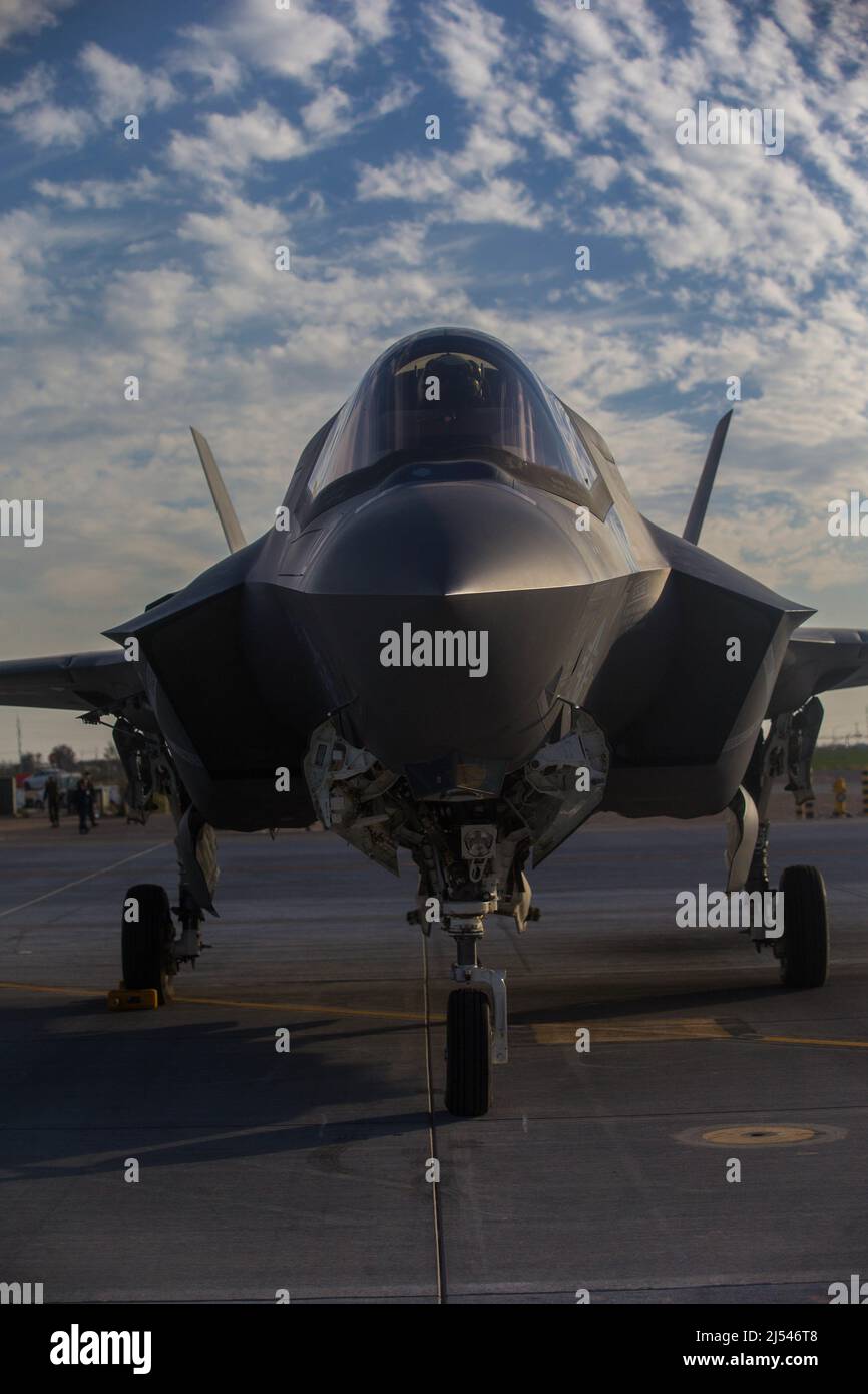 U.S. Marine Corps Maj. Nicholas Gibson, an F-35B Lightning II pilot ...