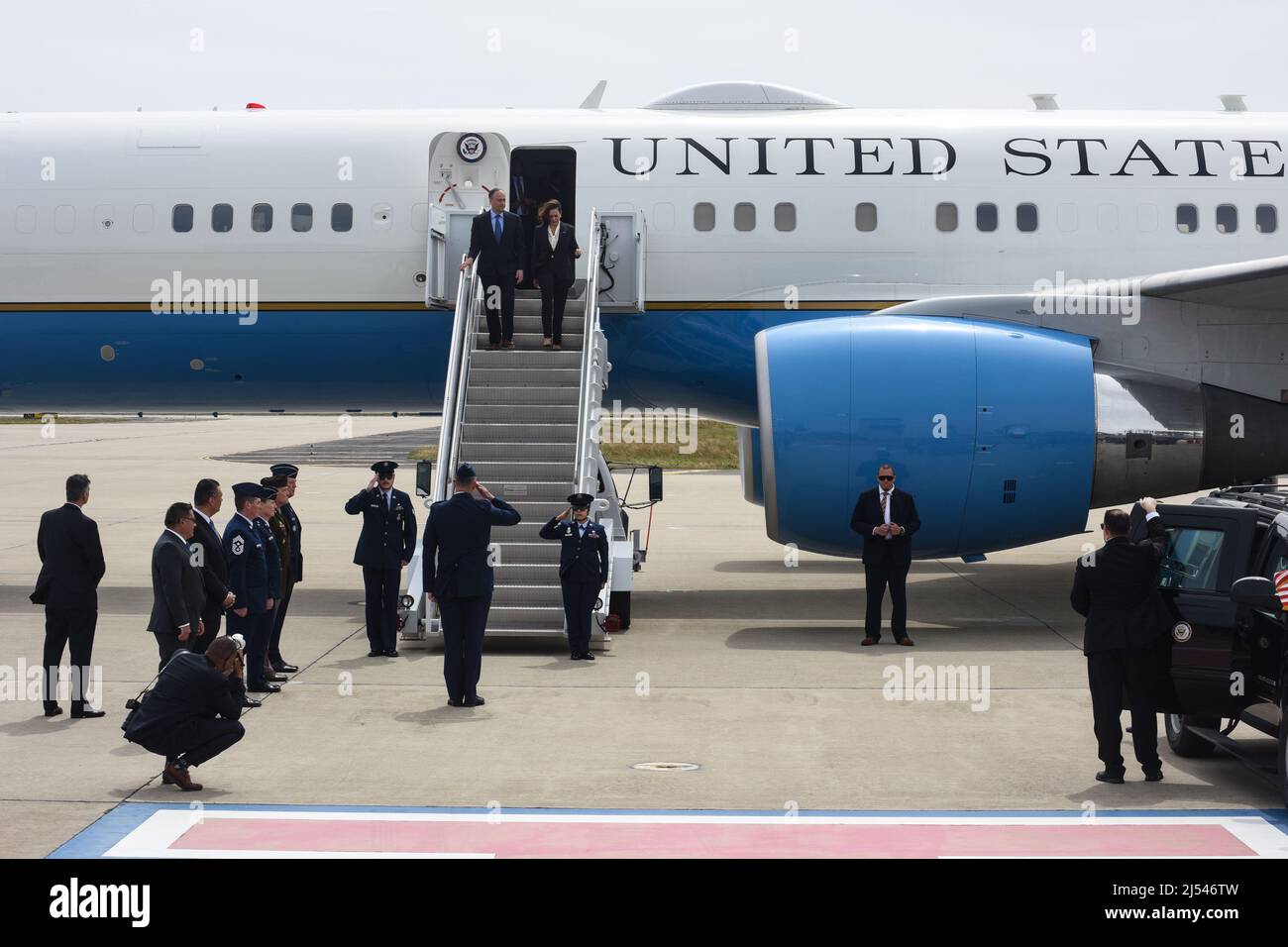 U.S. Vice President Kamala Harris and Second Gentleman Douglas Emhoff ...