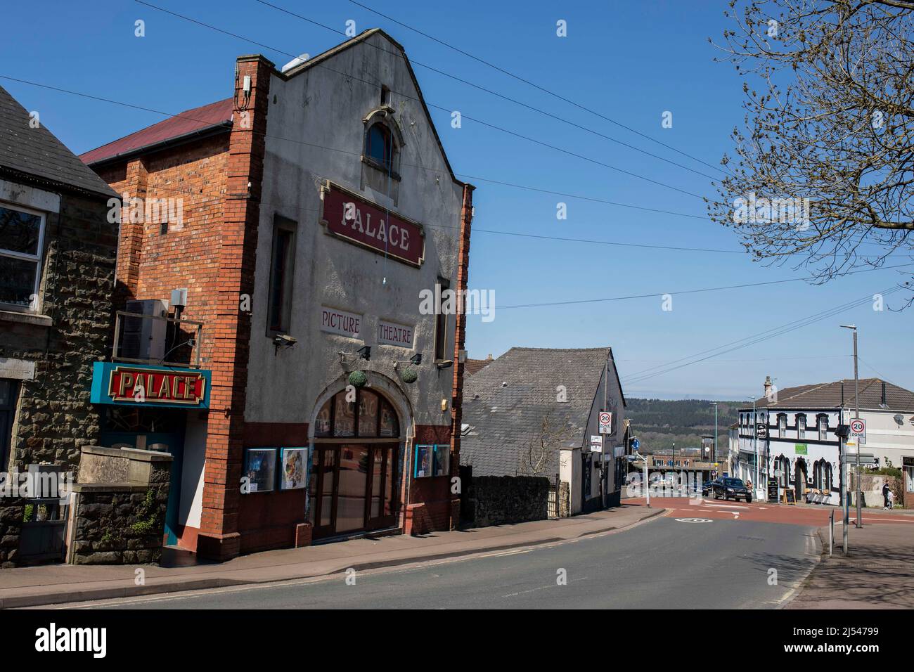 The Palace cinema in Cinderford town centre, Gloucestershire, England ...