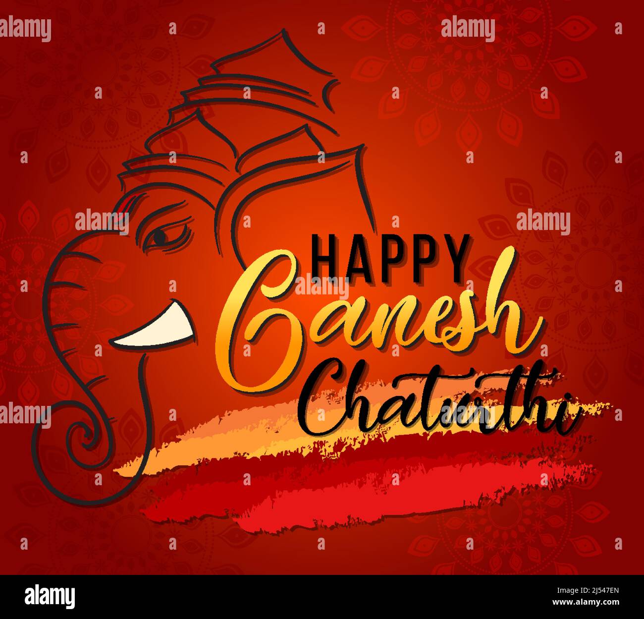 India celebrate ganesha Stock Vector Images - Alamy