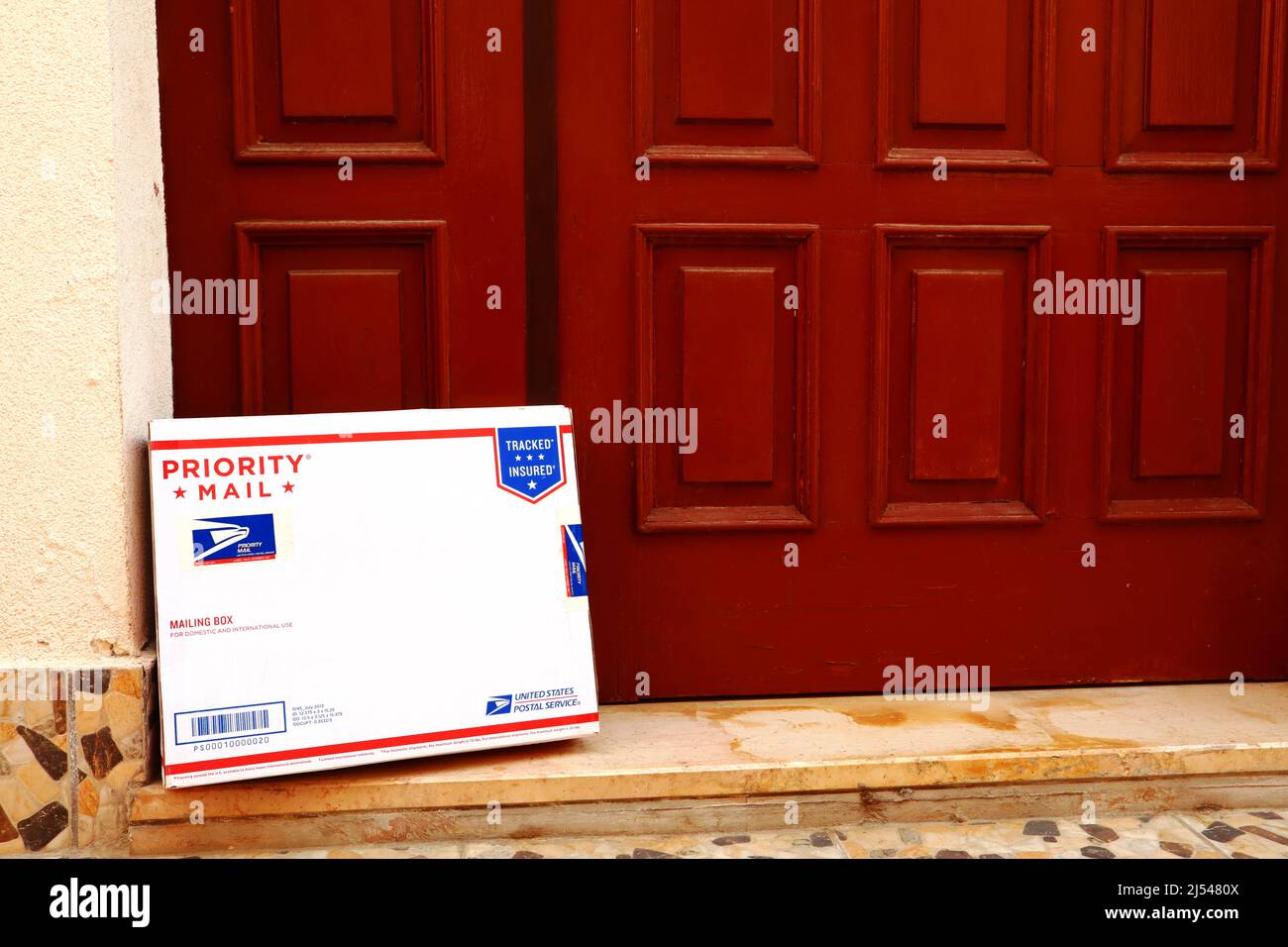 Los Angels, California, USA, 20th Apr, 2022: The USPS United State ...