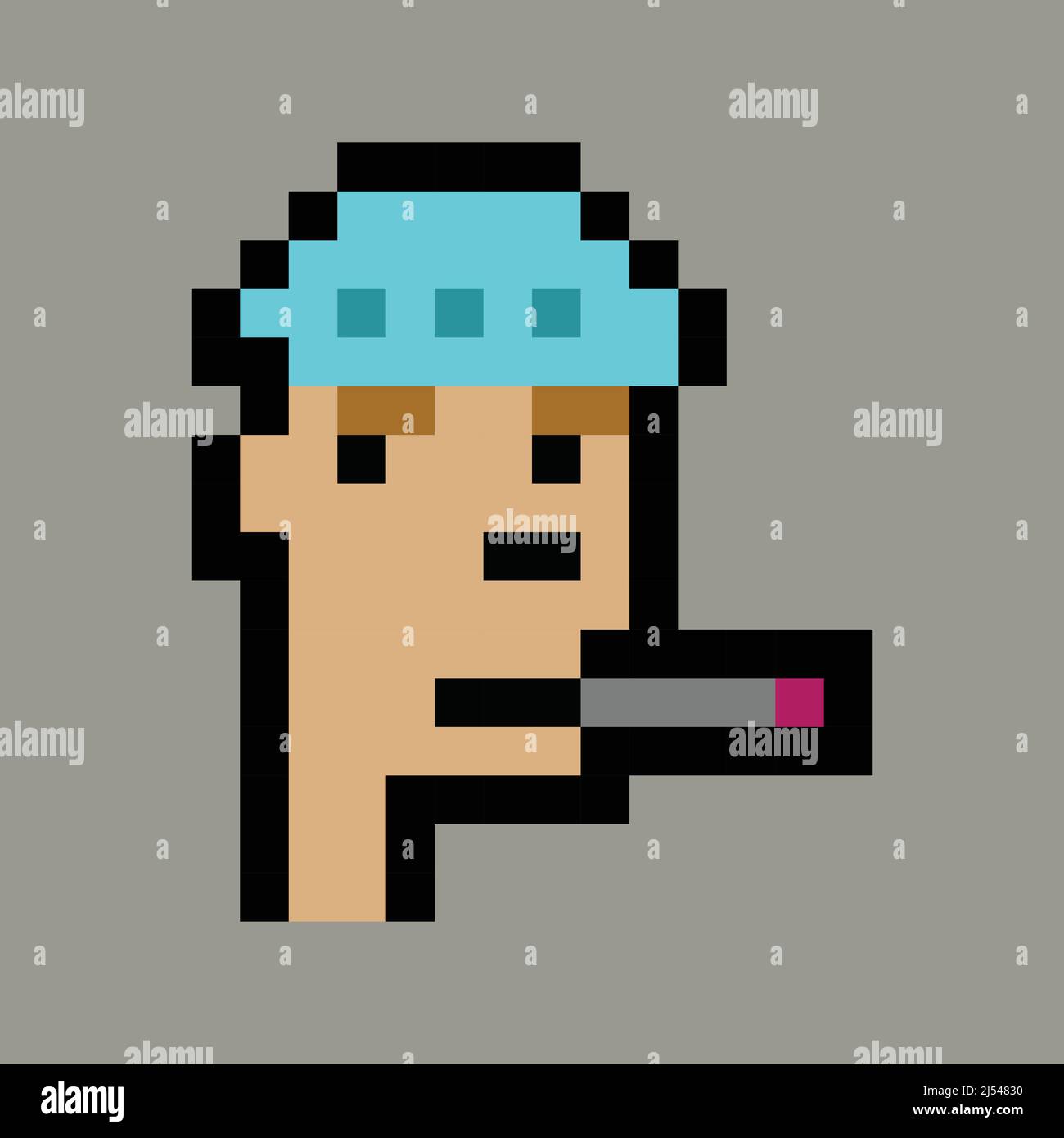 Cryptopunk nft Stock Vector Images - Alamy