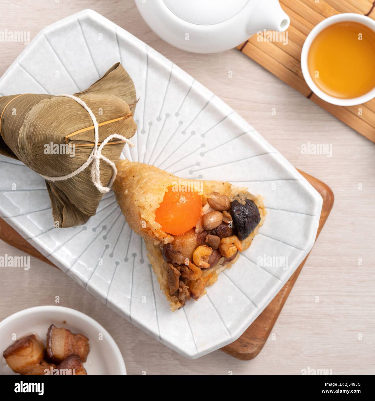 Zongzi. Rice dumpling for Chinese traditional Dragon Boat Festival ...