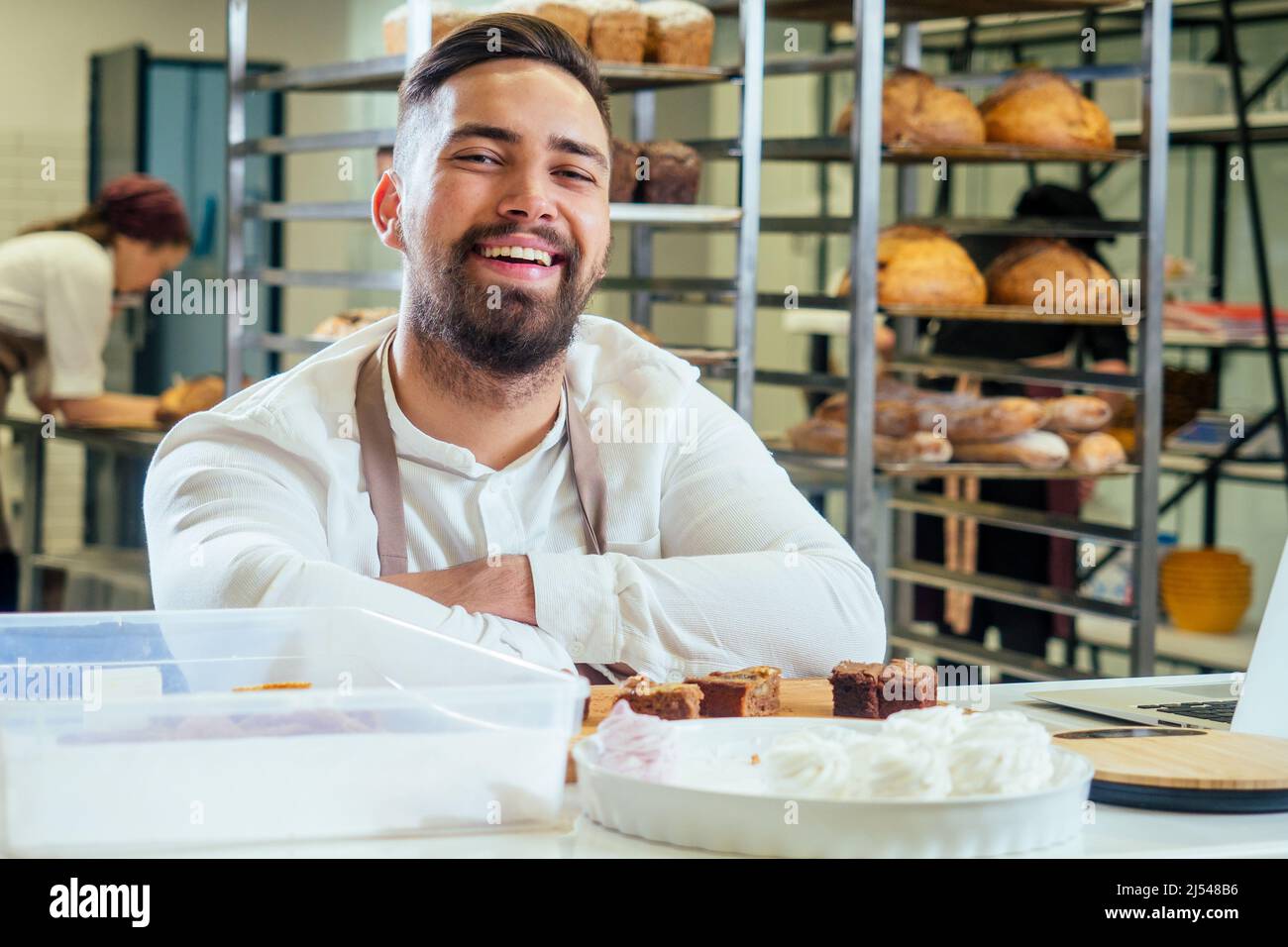 Baker delivering bread hi-res stock photography and images - Alamy