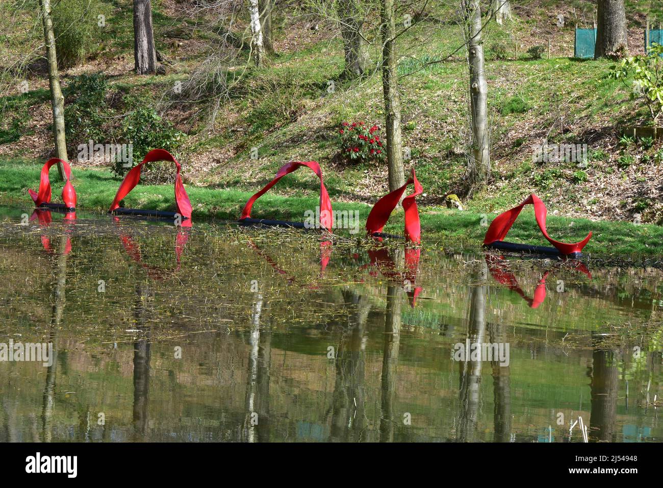 Himalayan Garden and Sculpture Park, Nessie Lake Grewelthorpe, Ripon ...