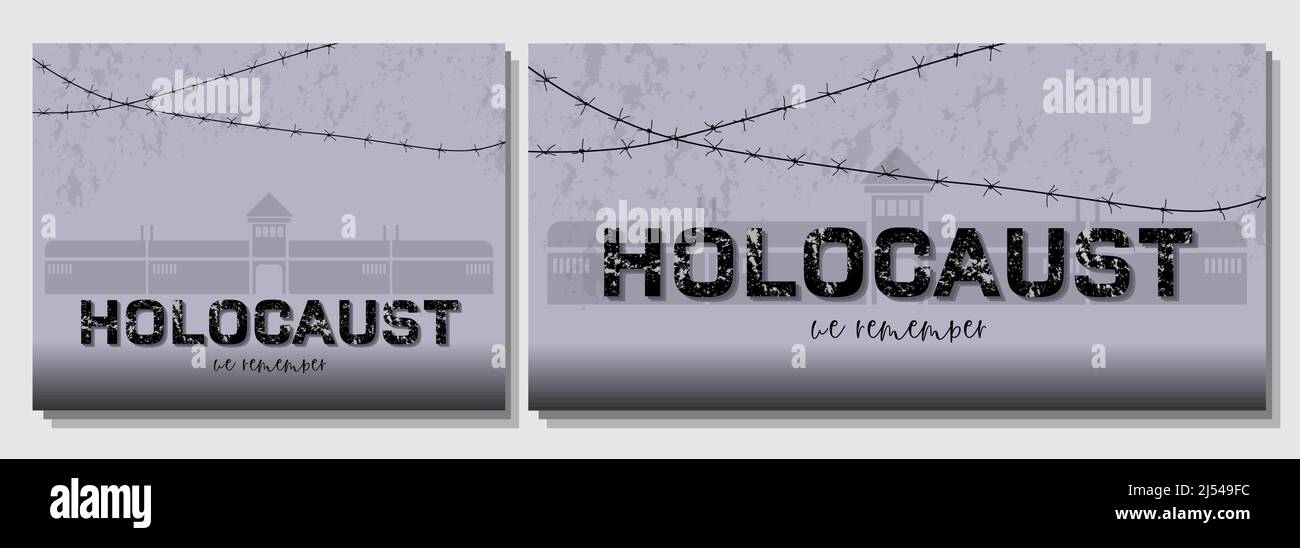 banner for the holocaust. Day of Remembrance for those who died during ...