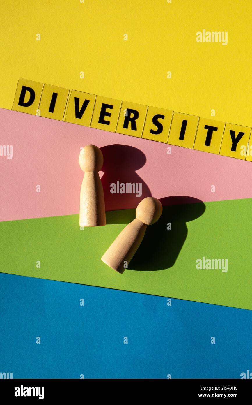 Message DIVERSITY. Motivational Words Quotes Concept. Colorful ...