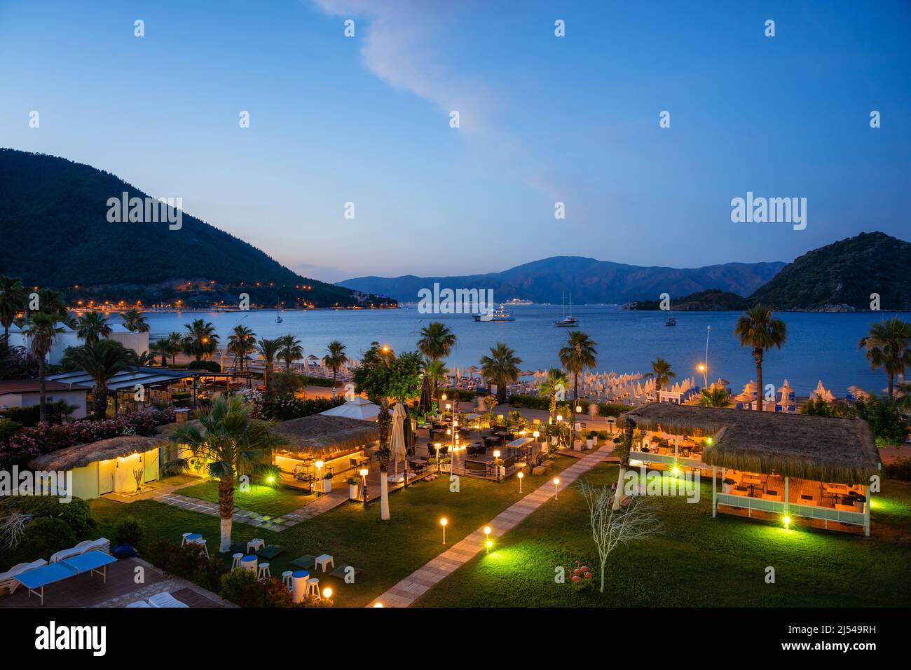 Marmaris palm trees hi-res stock photography and images - Alamy