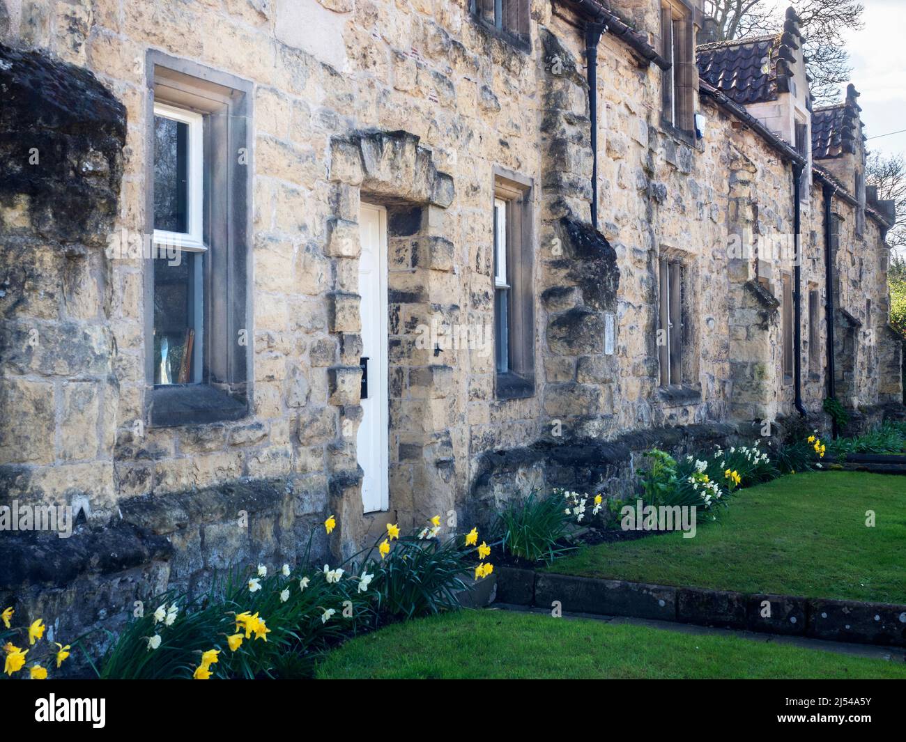 Terrace of cottages dating from 1834 now the Fitzwilliam Estate Office ...