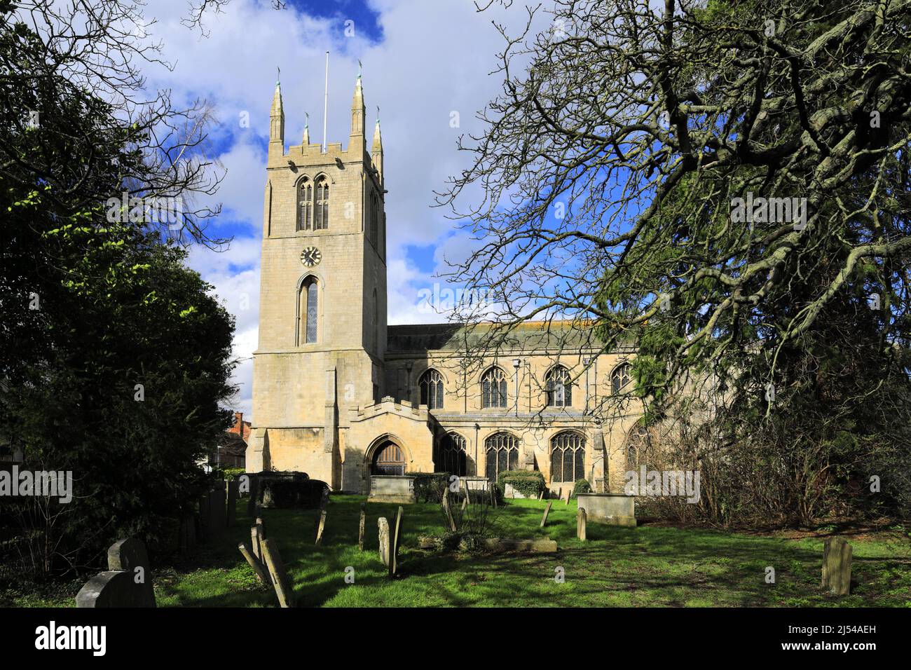 St Peter & St Paul Church, Bourne Abbey, Bourne town; Lincolnshire ...