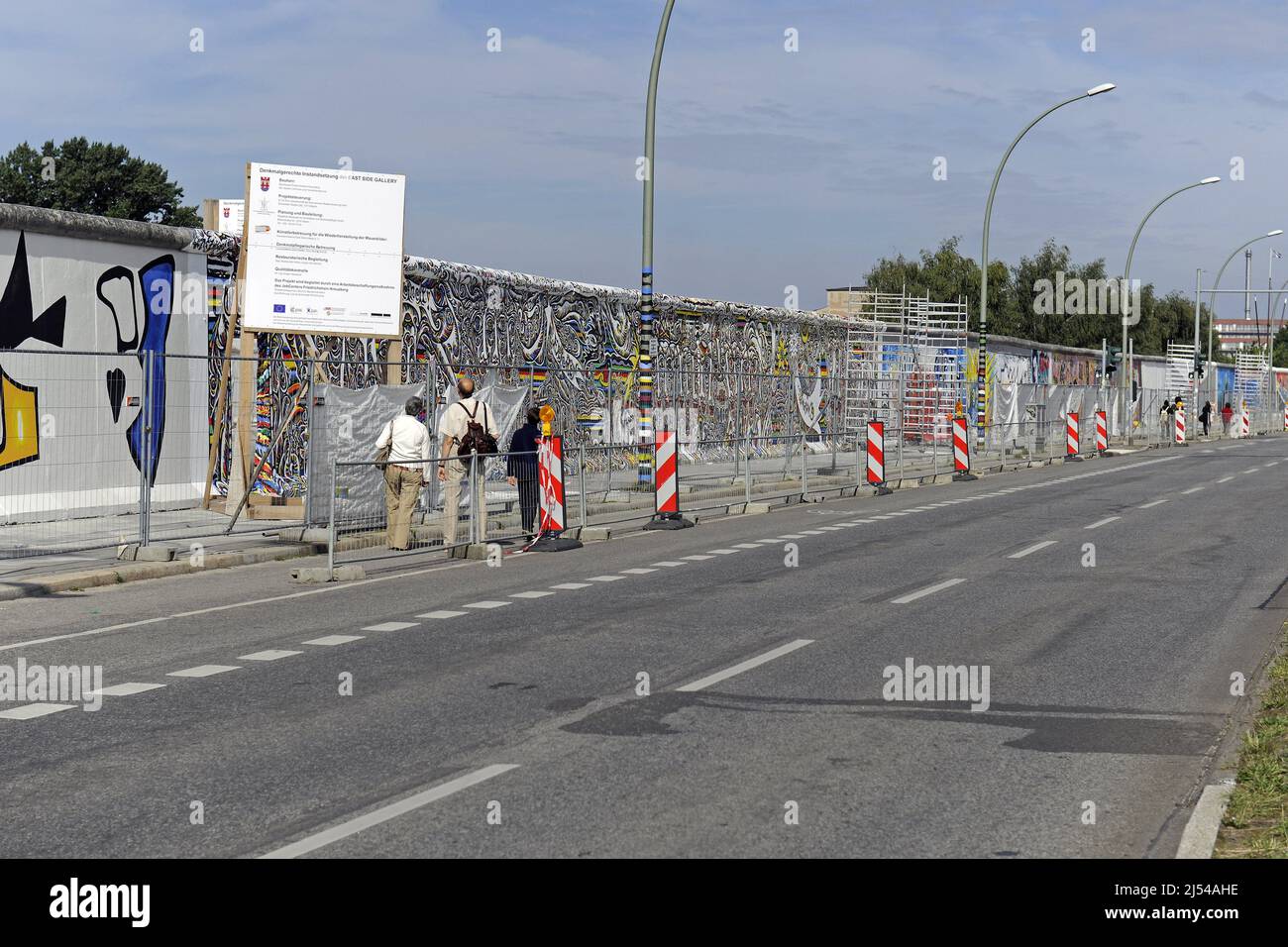 Reconstruction of a section of the Berlin Wall, Germany, Berlin Stock ...