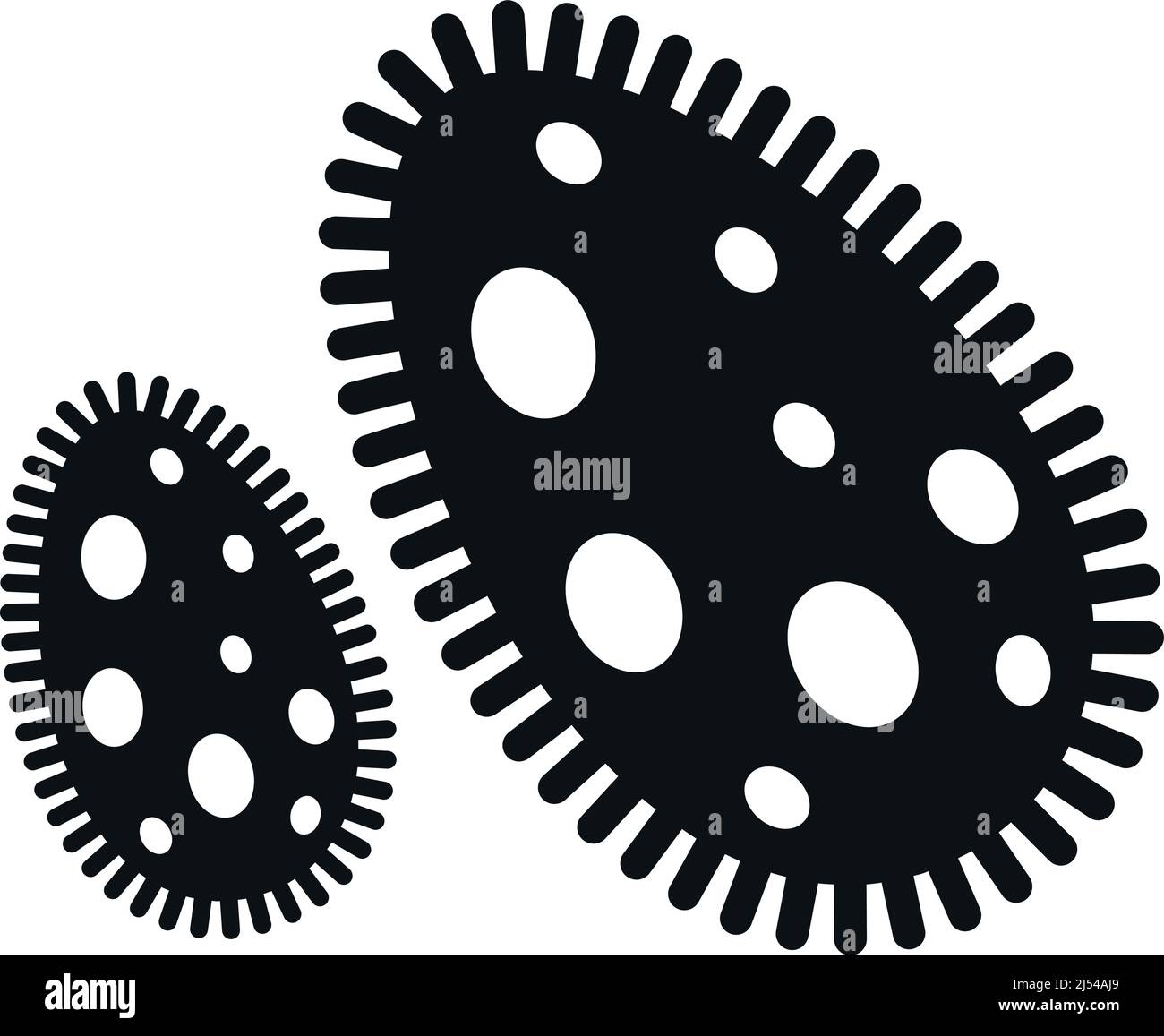 Microbe icon. Biology cell symbol. Amoeba sign Stock Vector Image & Art ...