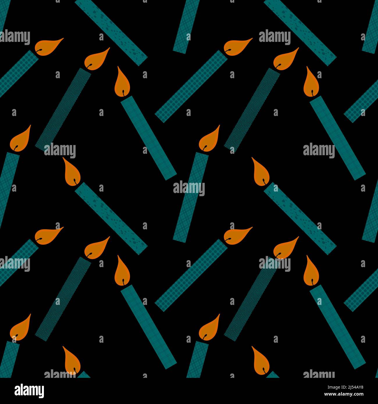 Birthday seamless candles pattern for fabrics and packaging and gifts ...