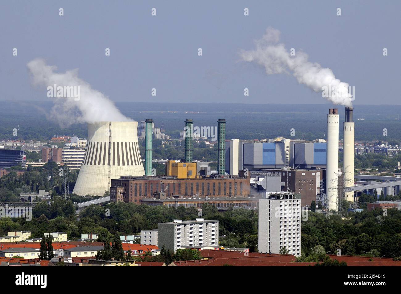 Combined heat and power station Reuter, Germany, Berlin Stock Photo - Alamy