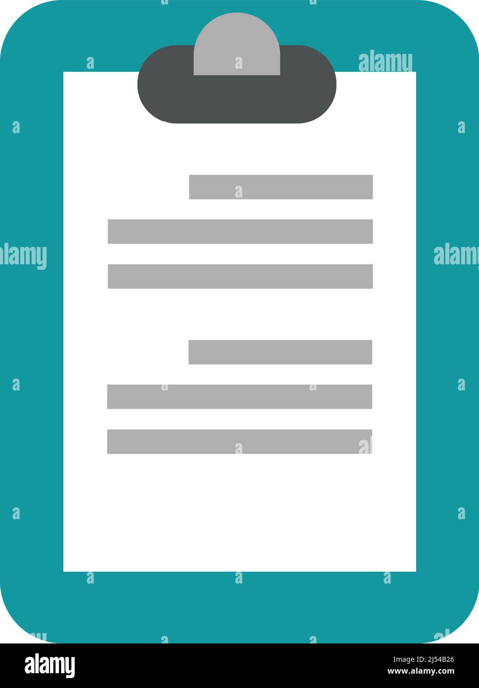 Clipboard icon. Official document symbol. Paper with text Stock Vector ...