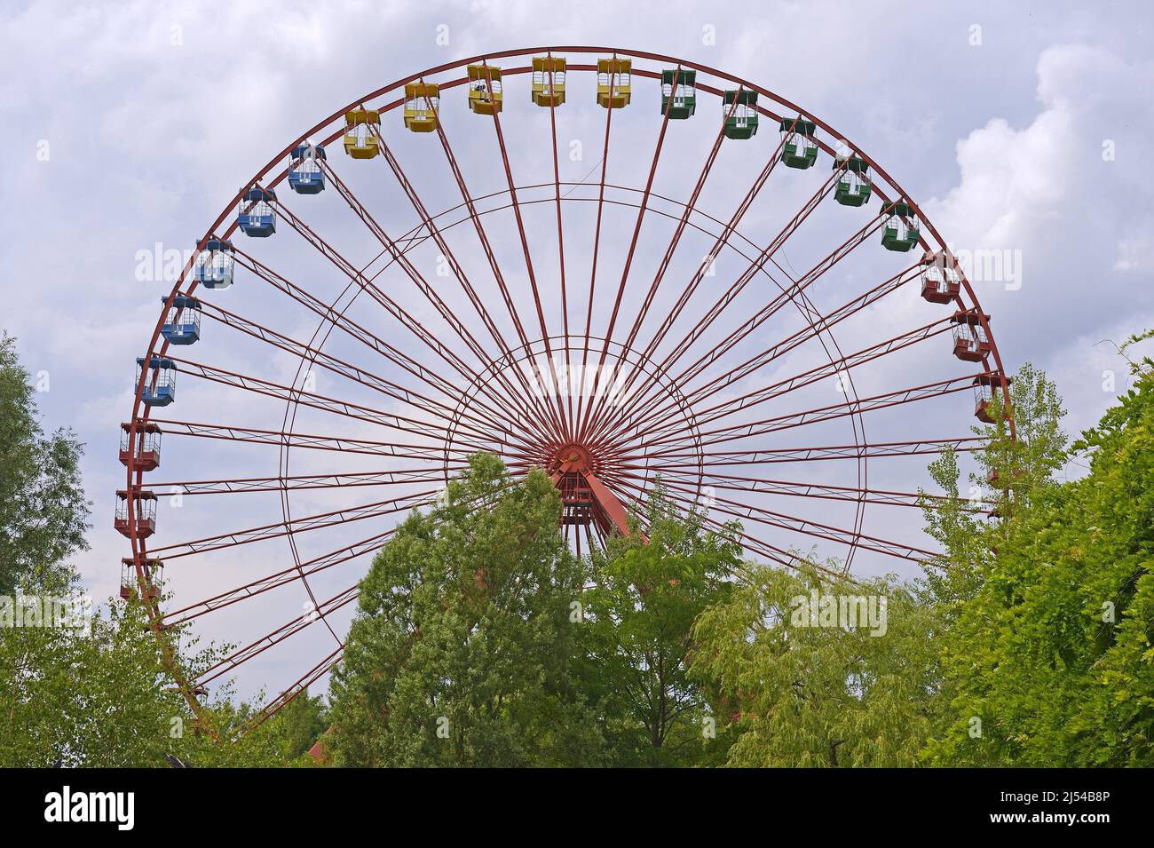 Spreepark, ferris wheel, 45 m high, at the former amusement park of the ...