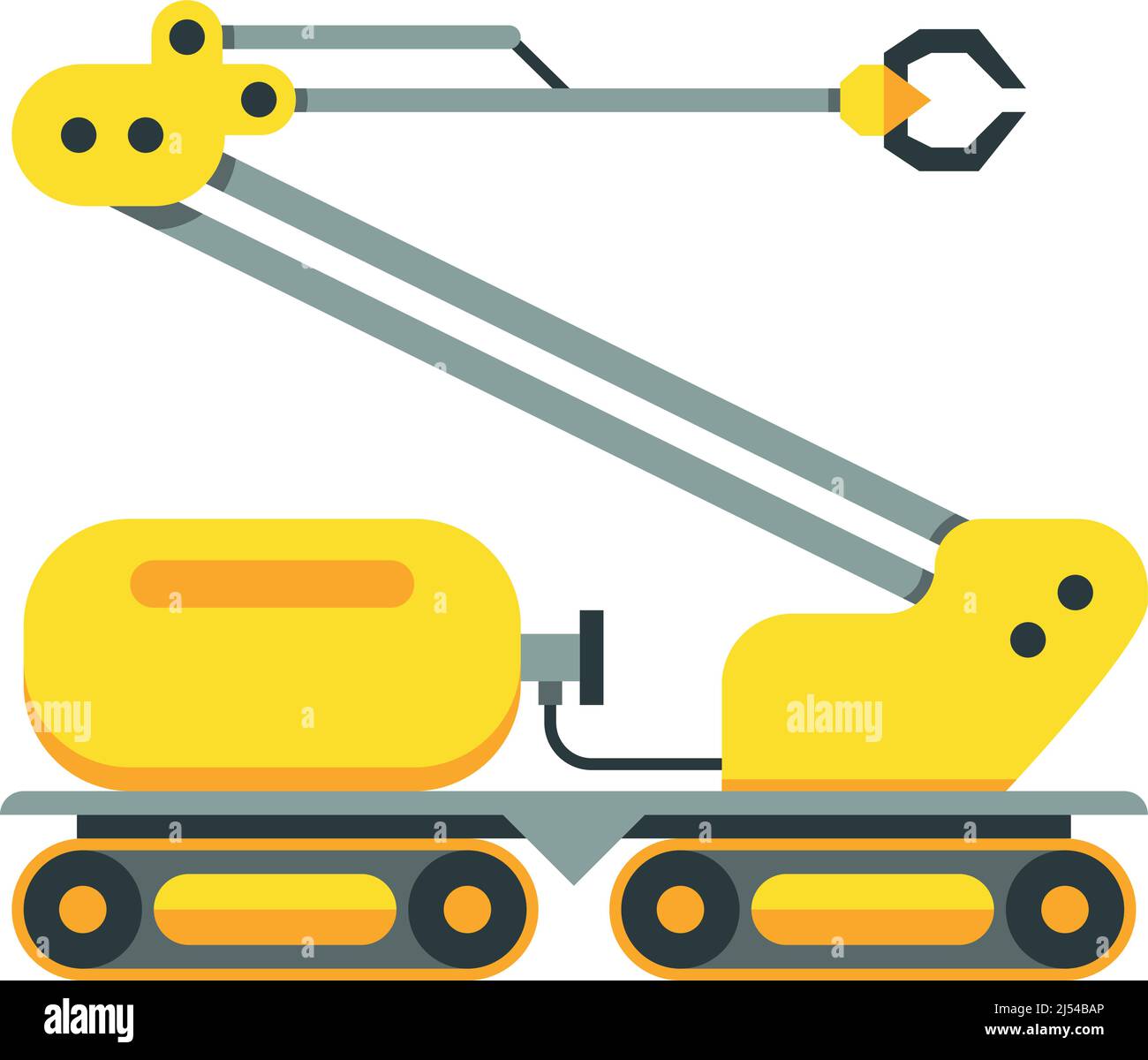 Assembling factory device. Mechanic arm. Industrial machine Stock ...