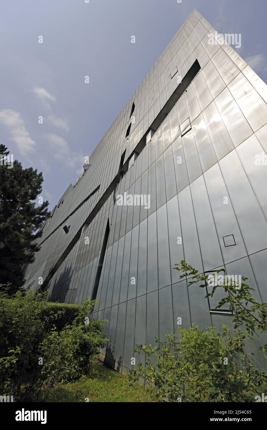 Jewish Museum Berlin, detail of the cladding, Germany, Berlin Stock ...
