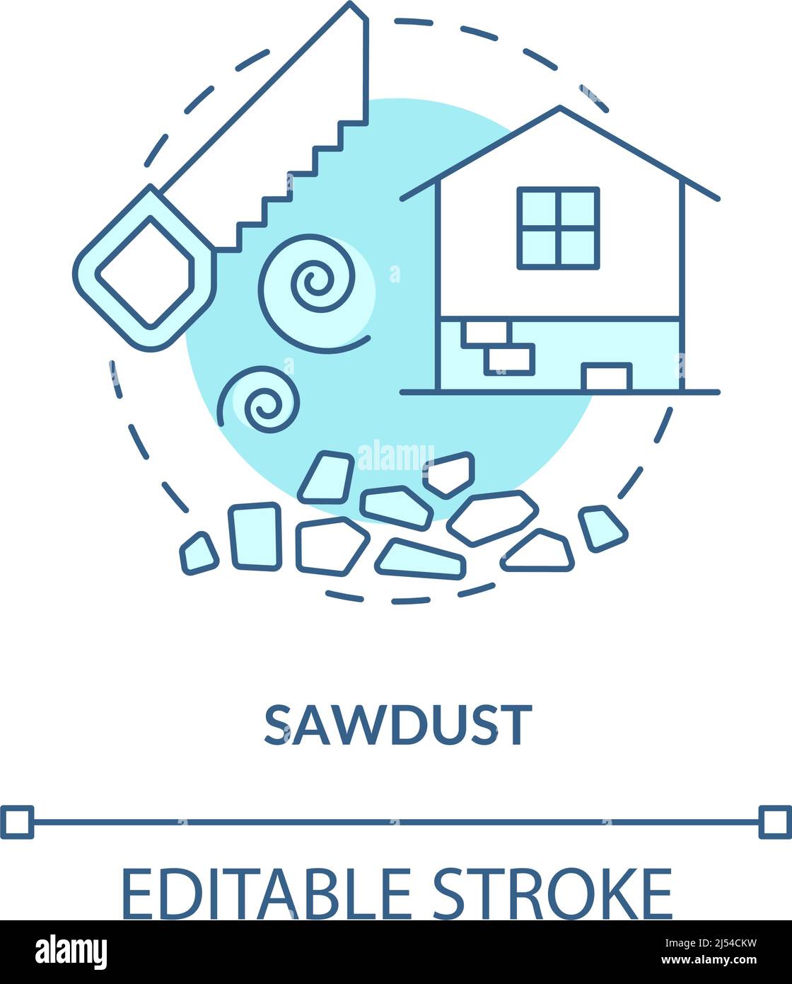 Pile sawdust Stock Vector Images - Alamy