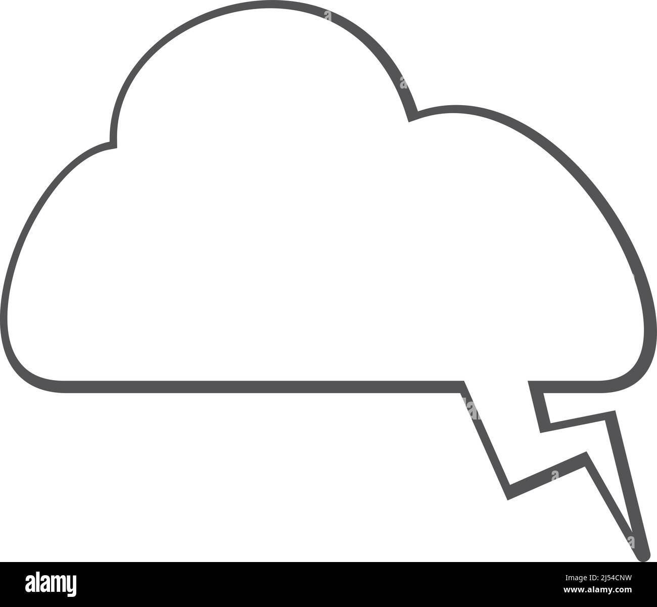 Message cloud template. Shouting bubble in comic style Stock Vector ...