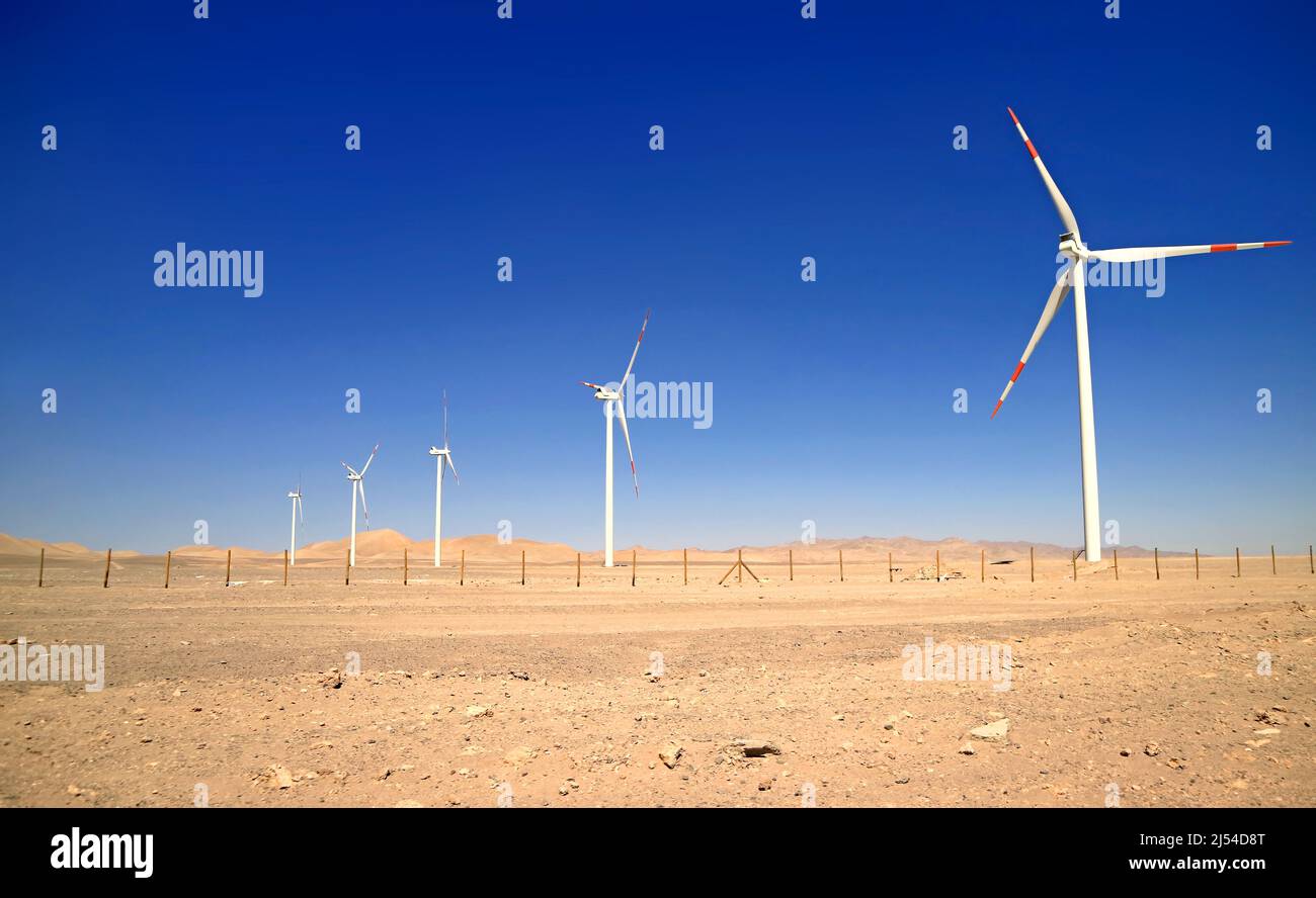 Wind turbines in the desert hi-res stock photography and images - Alamy